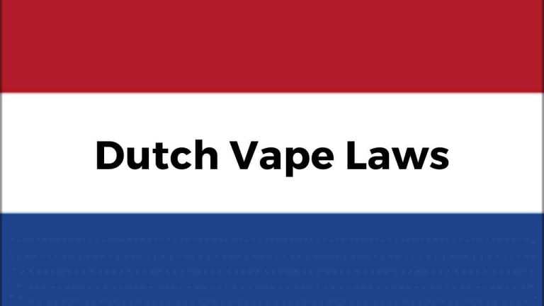 The Netherlands Vape Laws - 2024
