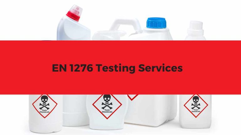 EN 1276 Test - Fast Turnaround